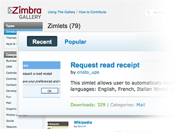 Business Professional Email With Zimbra - Apps In Webmail